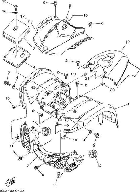 2005 Yamaha Grizzly 660 Parts Diagram And Details