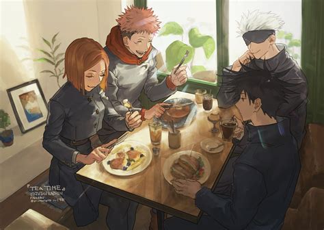 Gojou Satoru Itadori Yuuji Fushiguro Megumi And Kugisaki Nobara