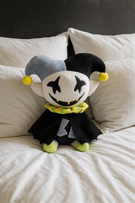 Deltarune Jevil Plush 25 Cm Etsy