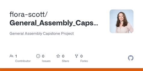 Github Flora Scottgeneralassemblycapstone General Assembly