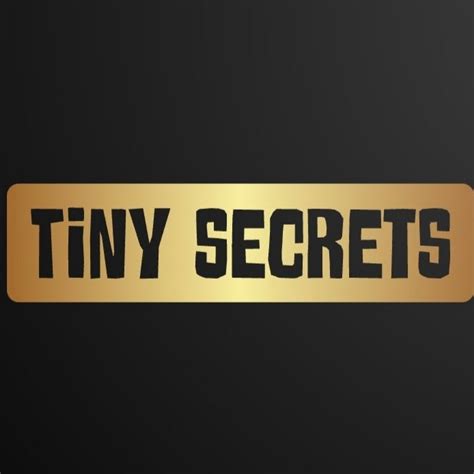 Tiny Secrets Youtube