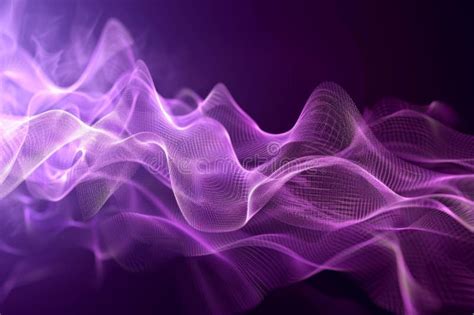 Abstract Purple Wave Background Technology Concept Stock Illustration Illustration Of Wave