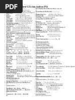 Gta San Andreas Ps2 Cheat Codes List Pdf History