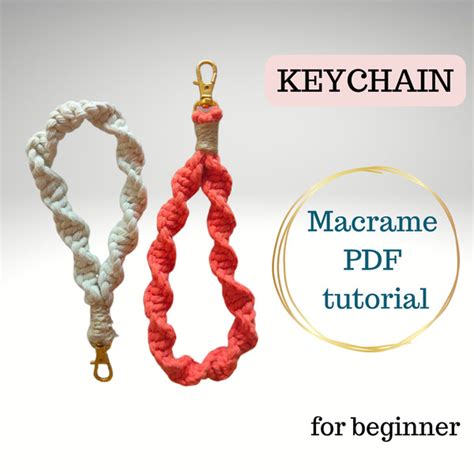 Spiral Knot Keychain Wristlet Spiral Knot Tutorial Beginner Inspire