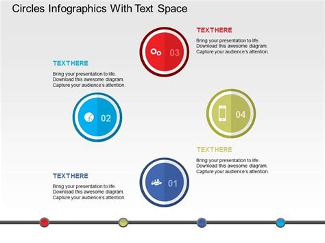 Circles Infographics With Text Space Powerpoint Templates
