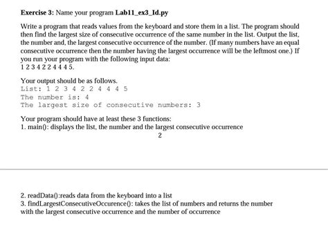 Solved Exercise 3 Name Your Program Lab11ex3idpy Write A