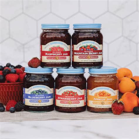 Healthsmart Assorted Jam Case Natures Hollow Sugar Free