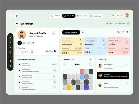 Profile Dashboard Designs Themes Templates And Downloadable Graphic