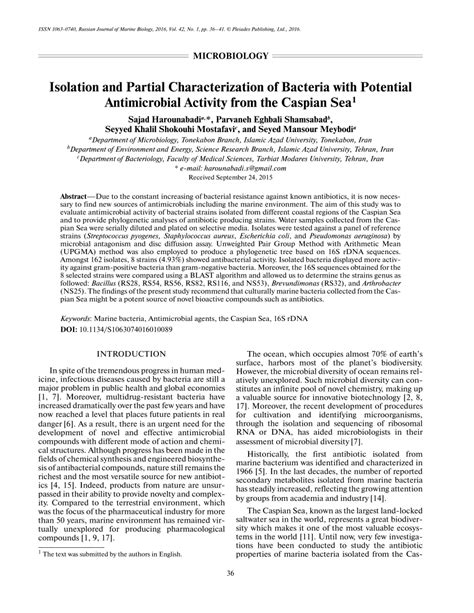 Pdf Isolation And Partial Characterization Of Bacteria With Potential