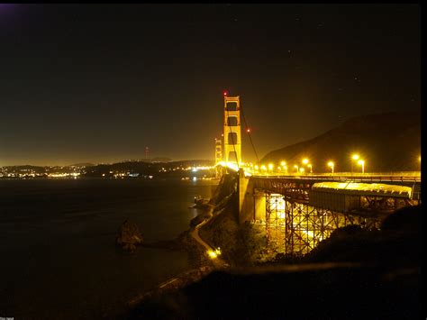 Golden Gate Bridge At Night Pacific Northwest Photoblog