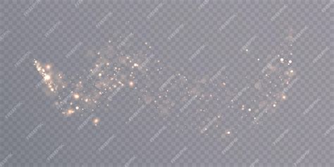 반이는 먼지의 보케 빛 배경 금빛 먼지 빛 배경 보케 빛 효과 프리미엄 벡터