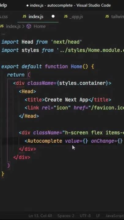Designing An Autocomplete Component From Scratch In React And Tailwind Youtube