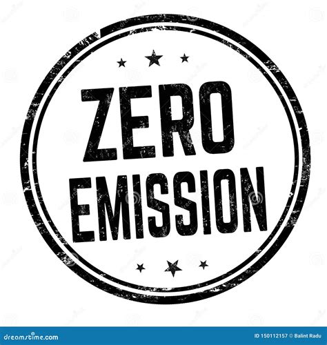 Zero Emission By 2050 Carbon Neutral Concept Crossroad Co2 Pollution
