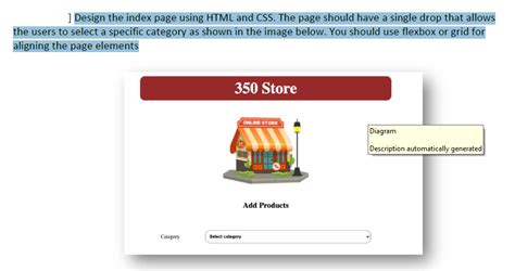 Solved Design The Index Page Using HTML And CSS The Page Chegg Com