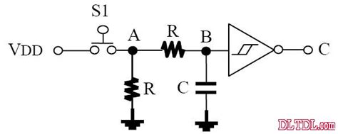 Button Debounce Circuit Diagram