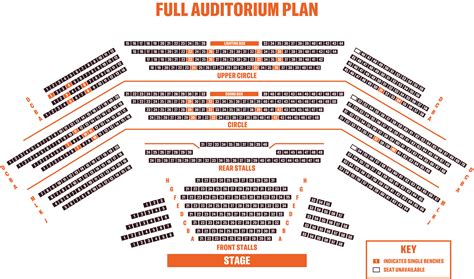 Seating Plan Rose Theatre Kingston London