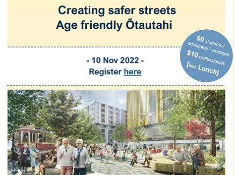 Creating Safer Streets Age Friendly Ōtautahi Christchurch Urban