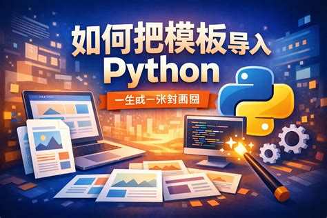 如何把模板导入python