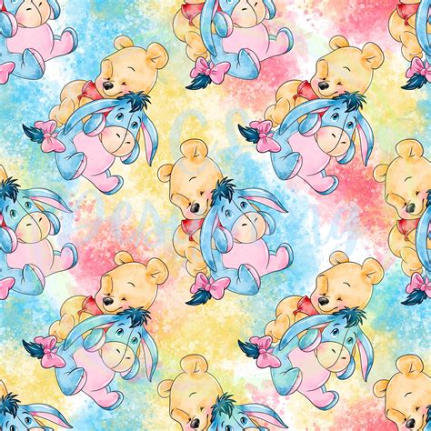 Eeyore Seamlessseamless Patterndigital Paperdigitalpaperseamless