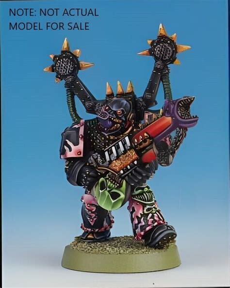 Noise Marine W Sonic Blaster Warhammer 40k Chaos Space Marine Oop
