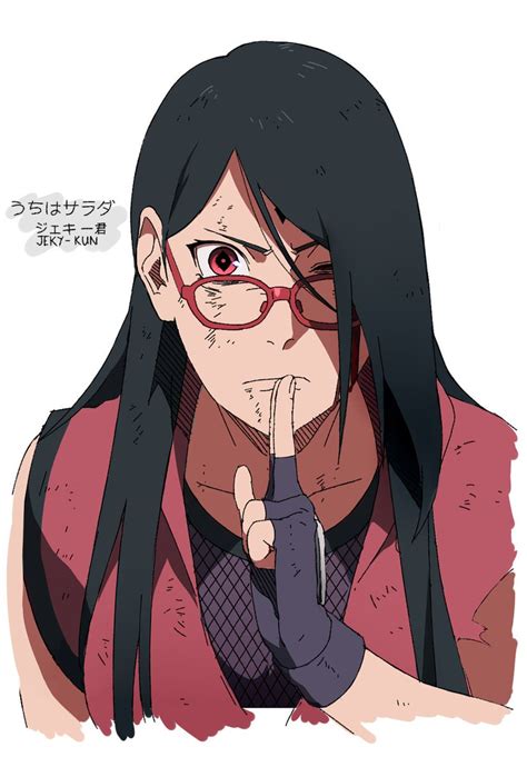 Sarada Sharingan Fanart He Has Just Reanimated The Great Madara Uchiha