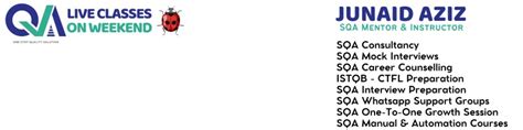 Junaid Aziz On Linkedin Follow Junaid And Qa Stack For More Amazing Qa