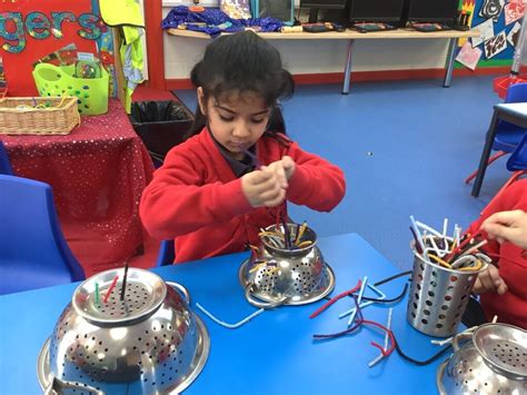 We Love To Thread In Nursery Threading Helps To Make Our Fingers Strong For Writing Nursery