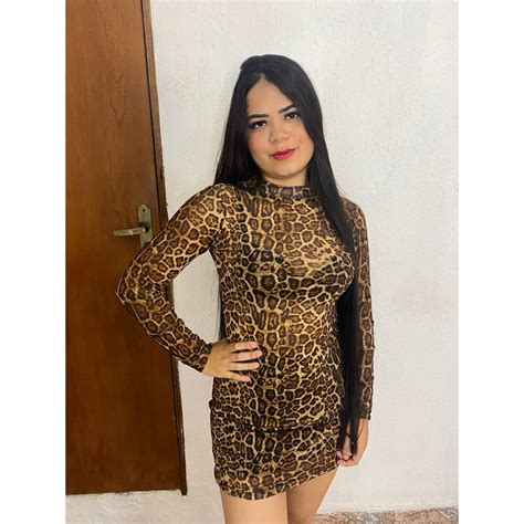 Vestido Oncinha Em Tule Moda Balada Oncinha Vestido Manga Longa Oncinha