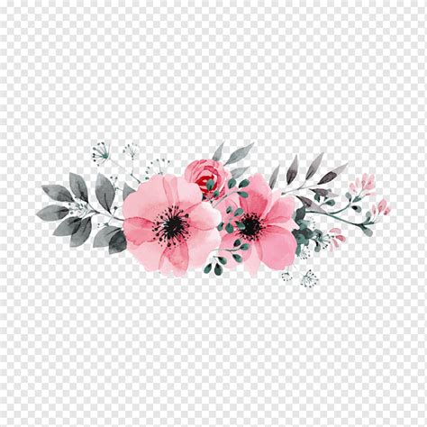 벚꽃 플로랄 디자인 수채화 꽃 핑크 꽃 수채화 그림 장미 꽃 컷 꽃 꽃잎 조화 꽃 벚꽃 Png Pngwing