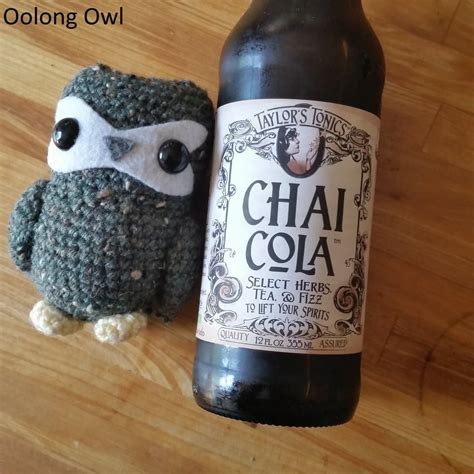 Chai Cola From Taylors Tonics Tea Soda Review Oolong Owl
