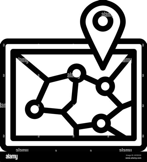 Railway Map Vector Icon Design Illustration Stock Vector Image And Art