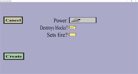 Explosion Effect Edit Menu