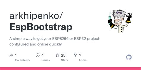 Github Arkhipenko Espbootstrap A Simple Way To Get Your Esp Or Esp Project Configured