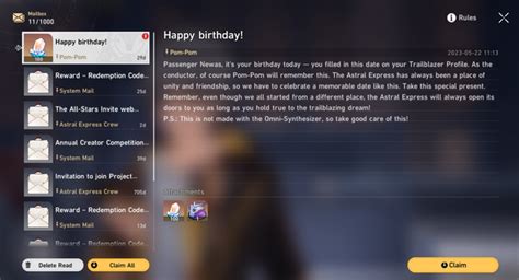 B Day Today And Thanks Hsr For The Cake R Honkaistarrail