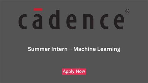summer intern machine learning at cadence design systems us r