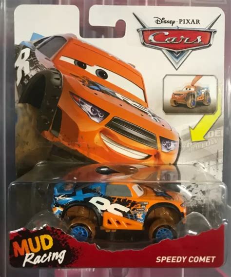 Disney Pixar Cars Xrs Mud Racing Speedy Comet Real Suspension V Rare