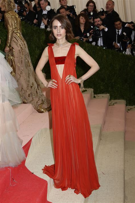 Lily Collins Gloves At Neal Ching Blog