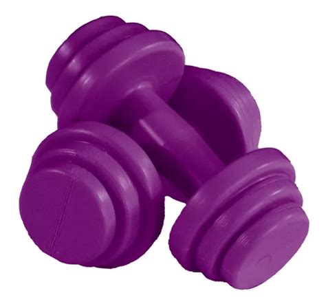 Mancuerna Rellena 1 Kg Color Morado Mercadolibre