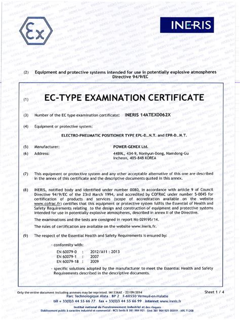 Ineris 14 Atex 0062x Pdf