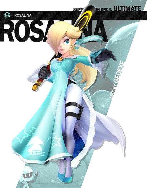 Rosalina Brawler Edit By Geoexe Super Mario Art Super Smash