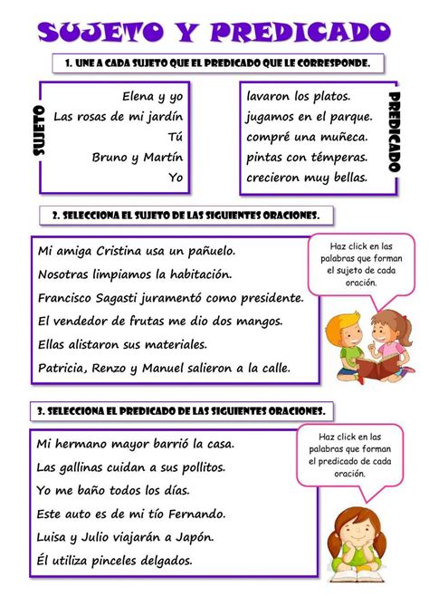 Sujeto Y Predicado Images