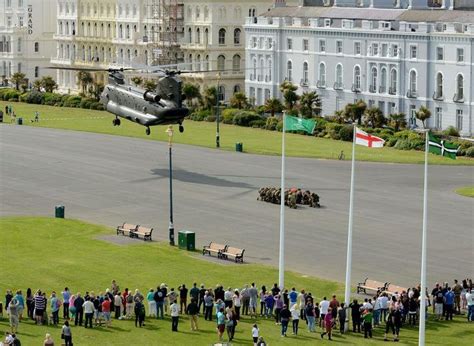 The Crowds Came Out To Cheer On 30 Commando As They Finished Their Leg Royal Marines Royal