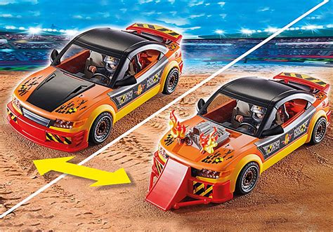 Playmobil Stunt Show Crash Car Playmobil 70551 Sam Turner And Sons