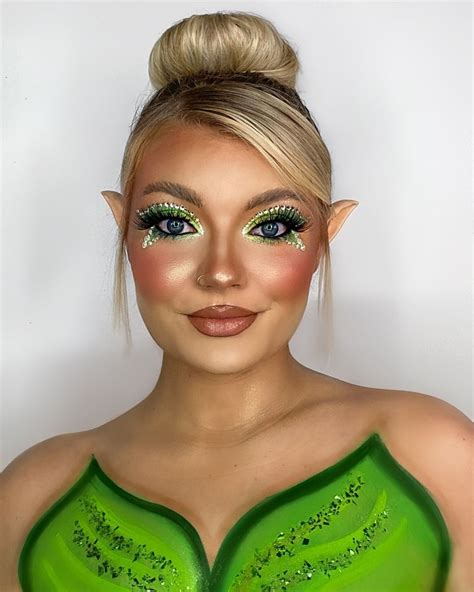 Taylor On Instagram Doing My Makeup Inspired By Disney Tinkerbell🧚