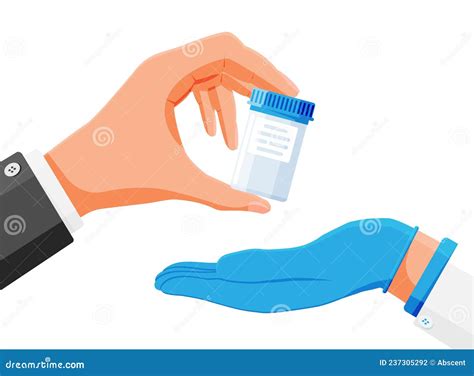 Container For Laboratory Analysis Of Sputum And Saliva Icon Line In