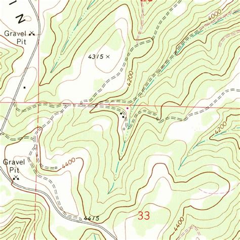 Rose Springs Wa 1967 24000 Scale Map By United States Geological