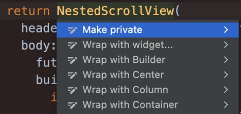 Android Studio Change The Order Of Wrapping Widgets Helper For