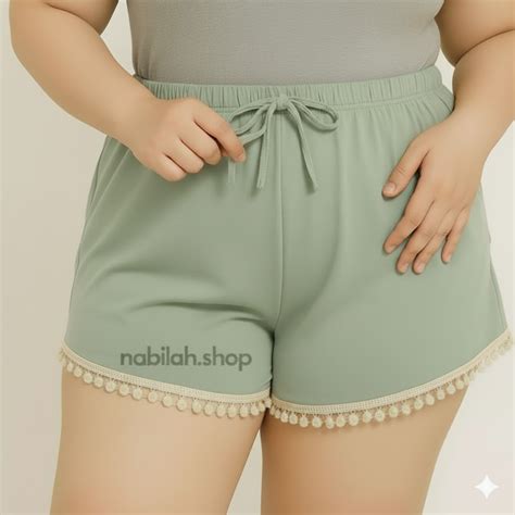 Jual Celana Pendek Wanita Korea Look Model High Waist Lipit Lucu Nyaman Untuk Daily Ootd