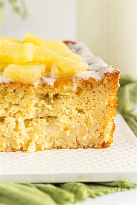 Pineapple Loaf Cake With Pineapple Glaze My Incredible Recipes