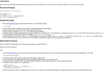 Instructions Write A Java Console Application That